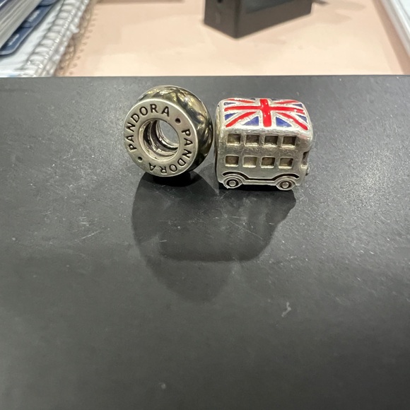 Pandora | Jewelry | Pandora Charms Circle And London Bus | Poshmark